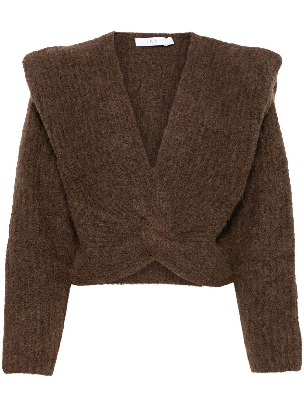 IRO Ferisse Sweater in Brown | Lyst
