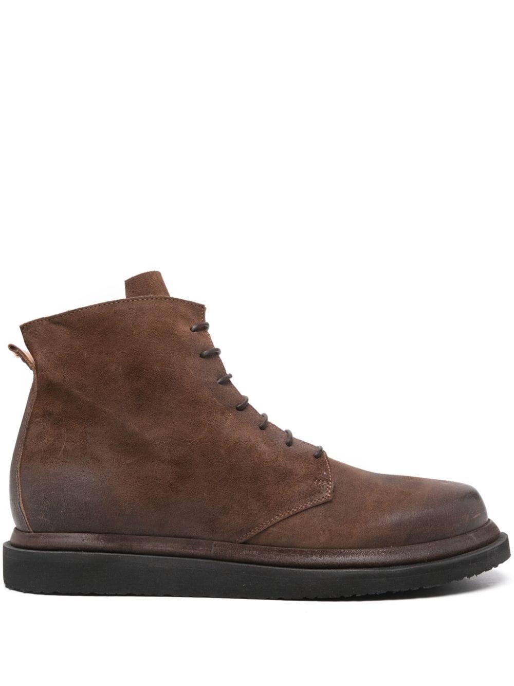 Moma Logo-Tag Boots in Brown for Men | Lyst