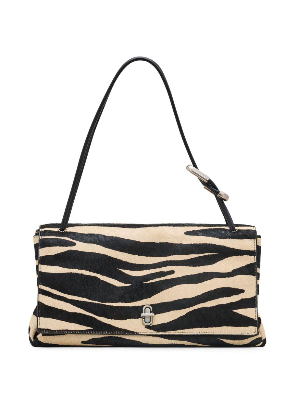 Marc Jacobs The Large Dual Zebra-Print Shoulder Bag in Black | Lyst