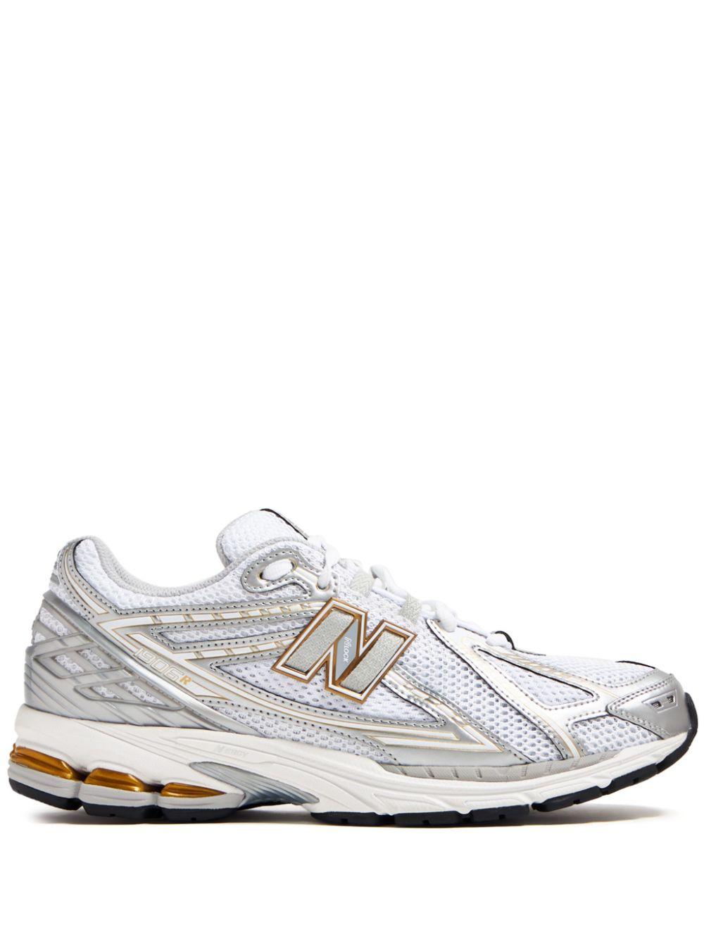 New Balance 1906 Metallic-effect Sneakers in White | Lyst