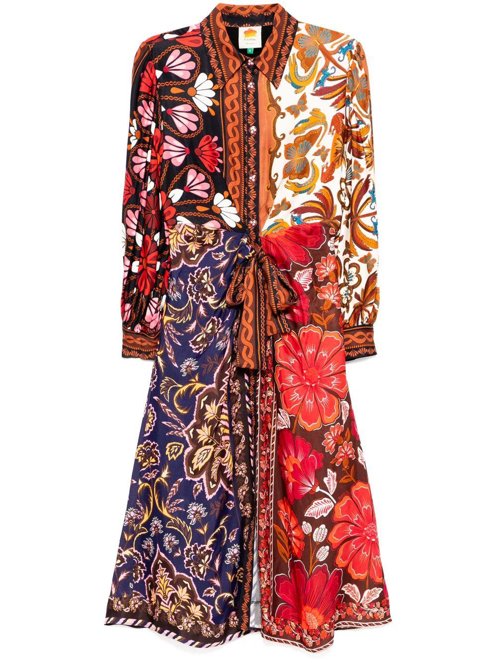 FARM Rio Miranda Midi Dress in Red | Lyst