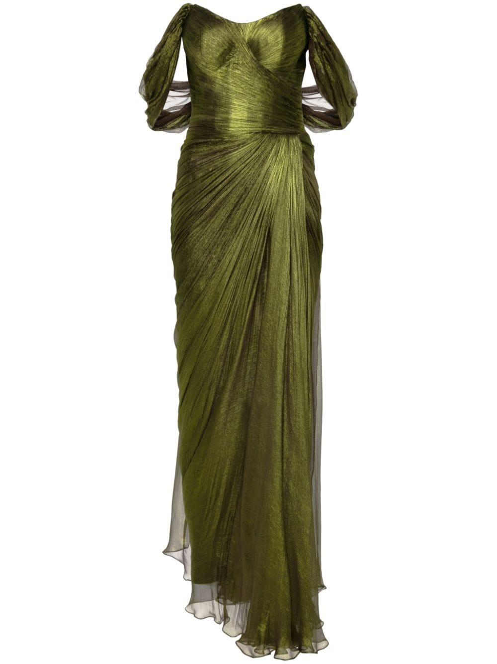 IRIS SERBAN Irina Gown in Green | Lyst