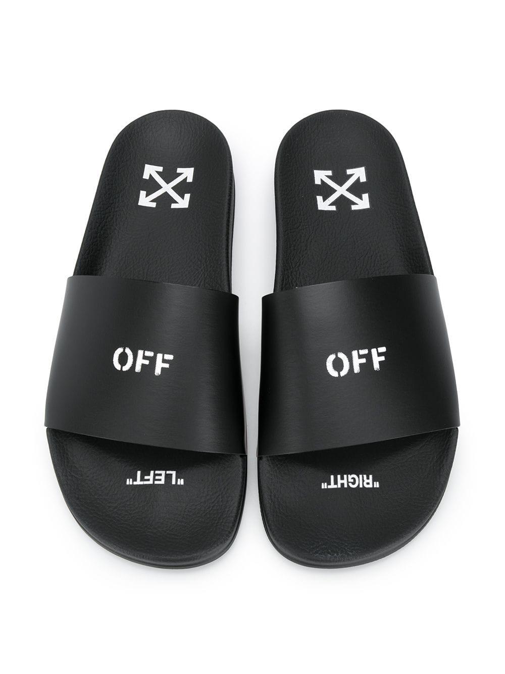 Venta > chanclas off white falsas > en stock