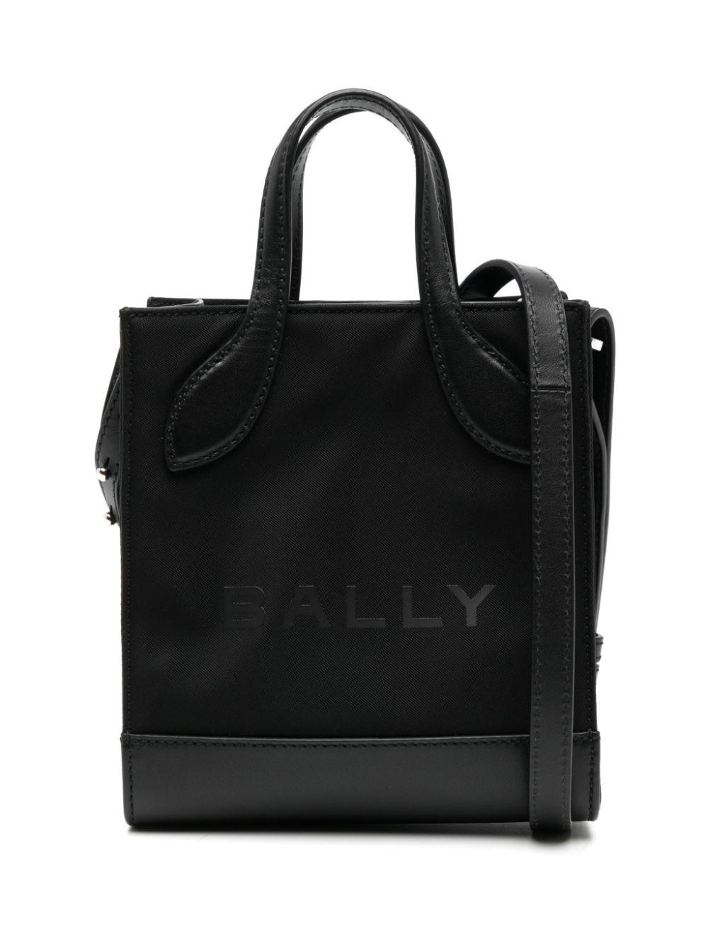 Bally Bar Mini Tote Bag in Black | Lyst