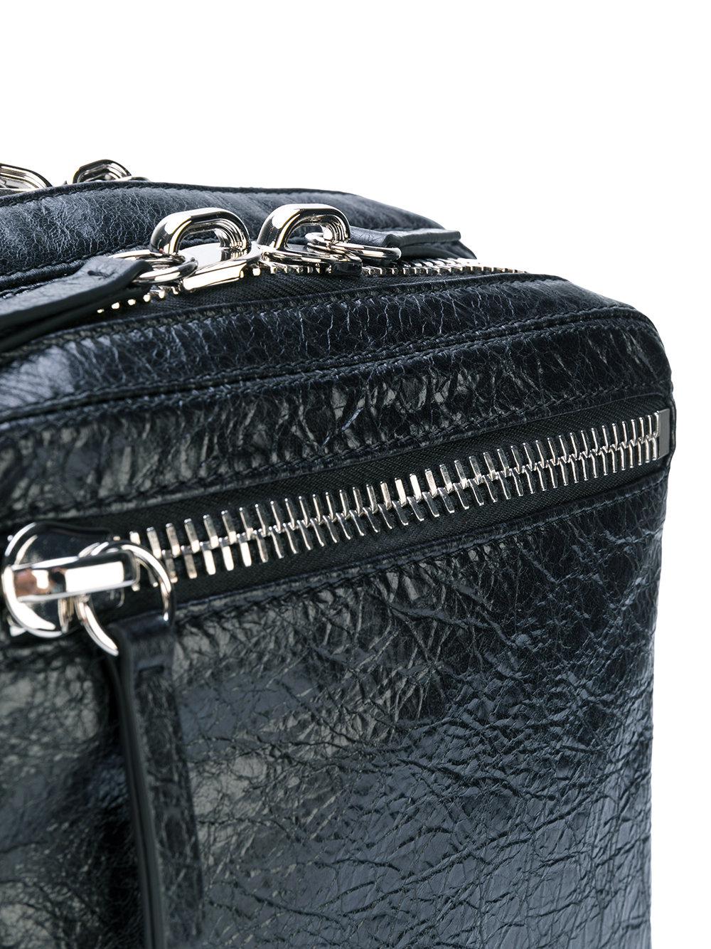 Valentino Leather Garavani Multi Zip Messenger Bag in Black for Men - Lyst