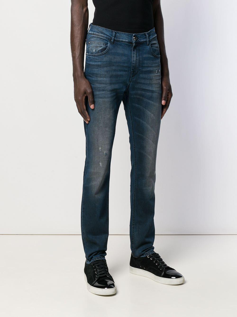 Class Roberto Cavalli Denim Regular Fit Jeans in Blue for Men - Lyst