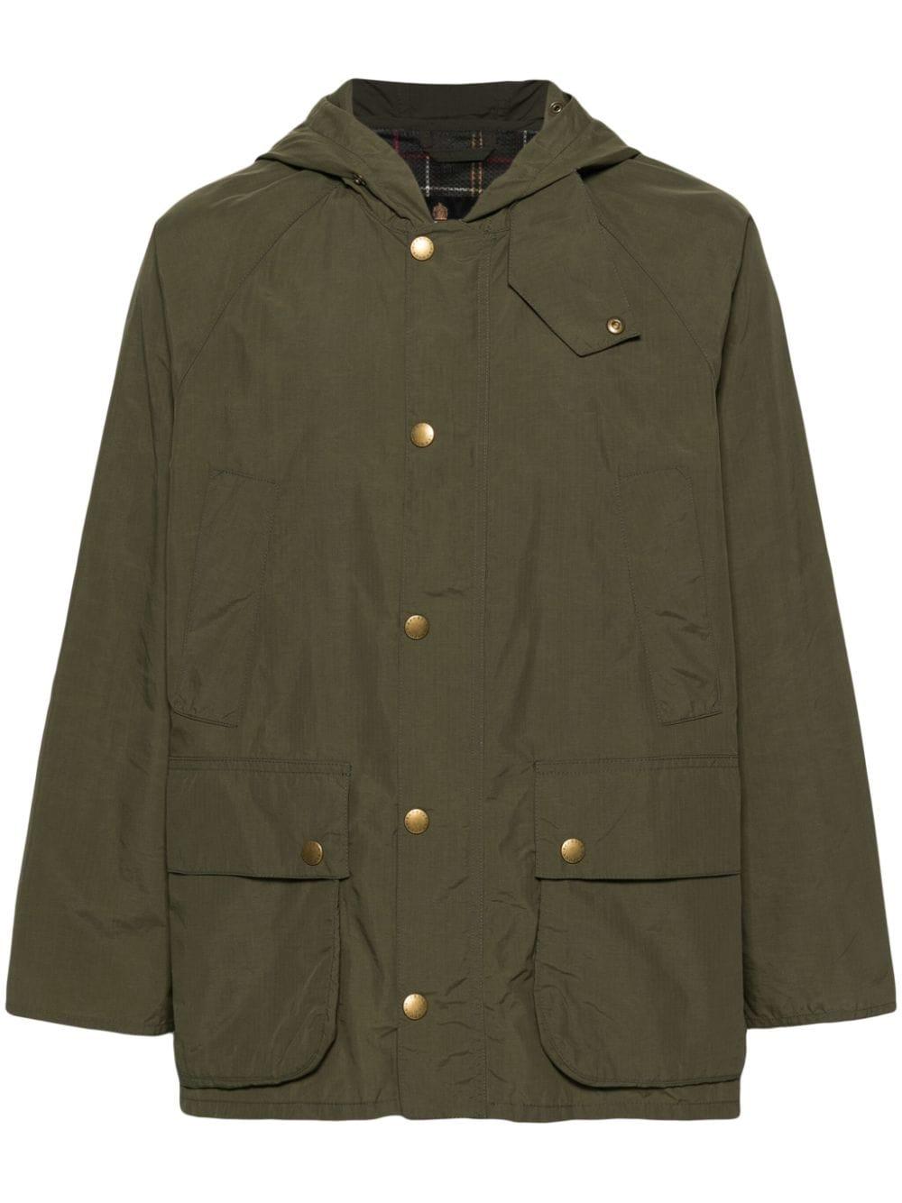 Barbour Bedale Showerproof Kapuzenjacke in Grun fur Herren Lyst DE