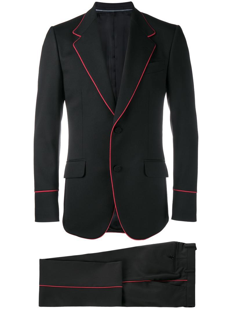 Gucci Wool Heritage Tuxedo Suit in Black for Men - Lyst