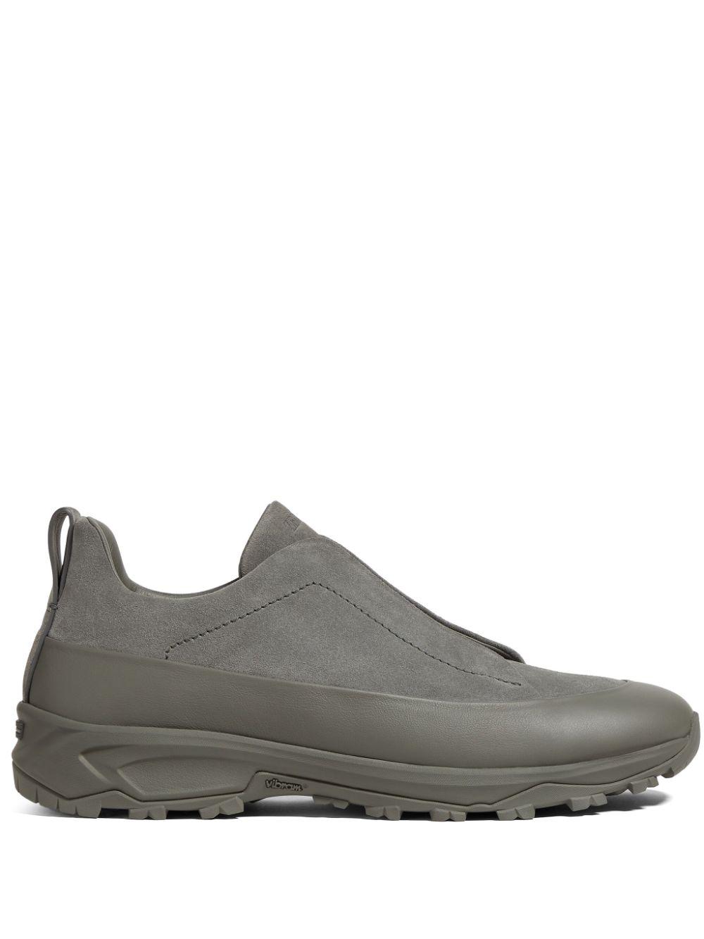 ZEGNA Triple Stitch Monte Sneakers in Gray for Men | Lyst