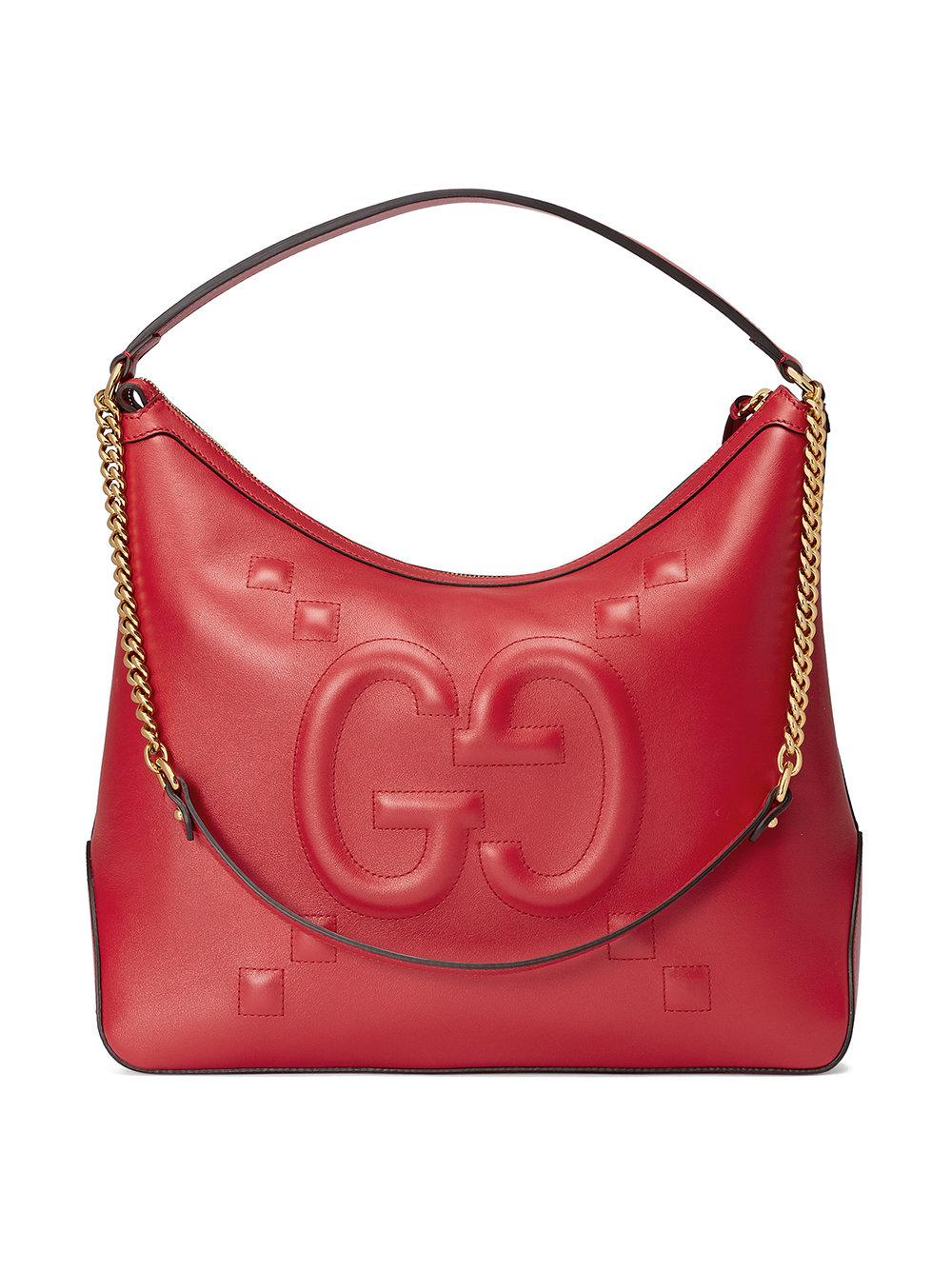 Gucci Red Leather Hobo Bag | Paul Smith