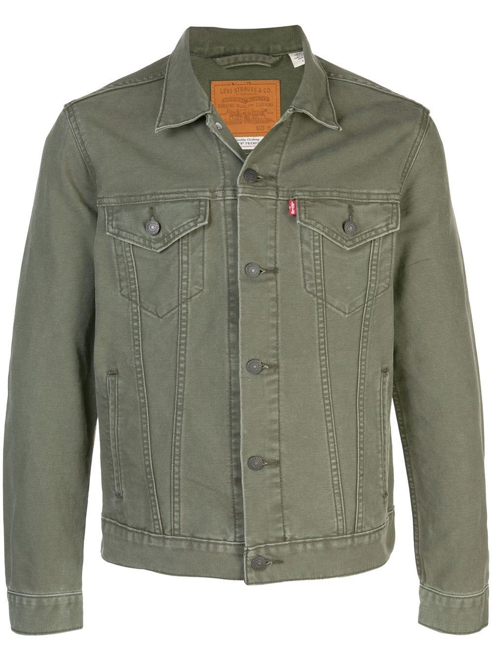 Levi's The Trucker Denim Jacket in Green for Men | Lyst Levi's The Trucker Denim Jacket in Green for Men | Lyst