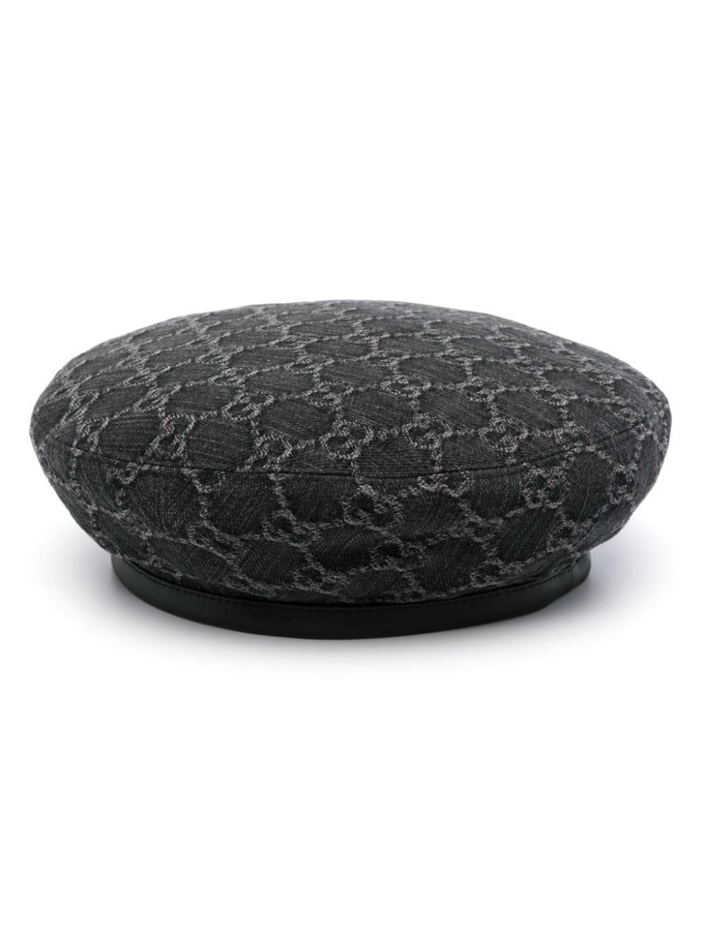 Gucci Gg Supreme Beret in Black | Lyst UK