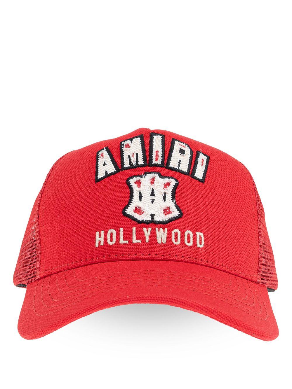 Amiri Logo-Appliqué Cap in Red for Men | Lyst