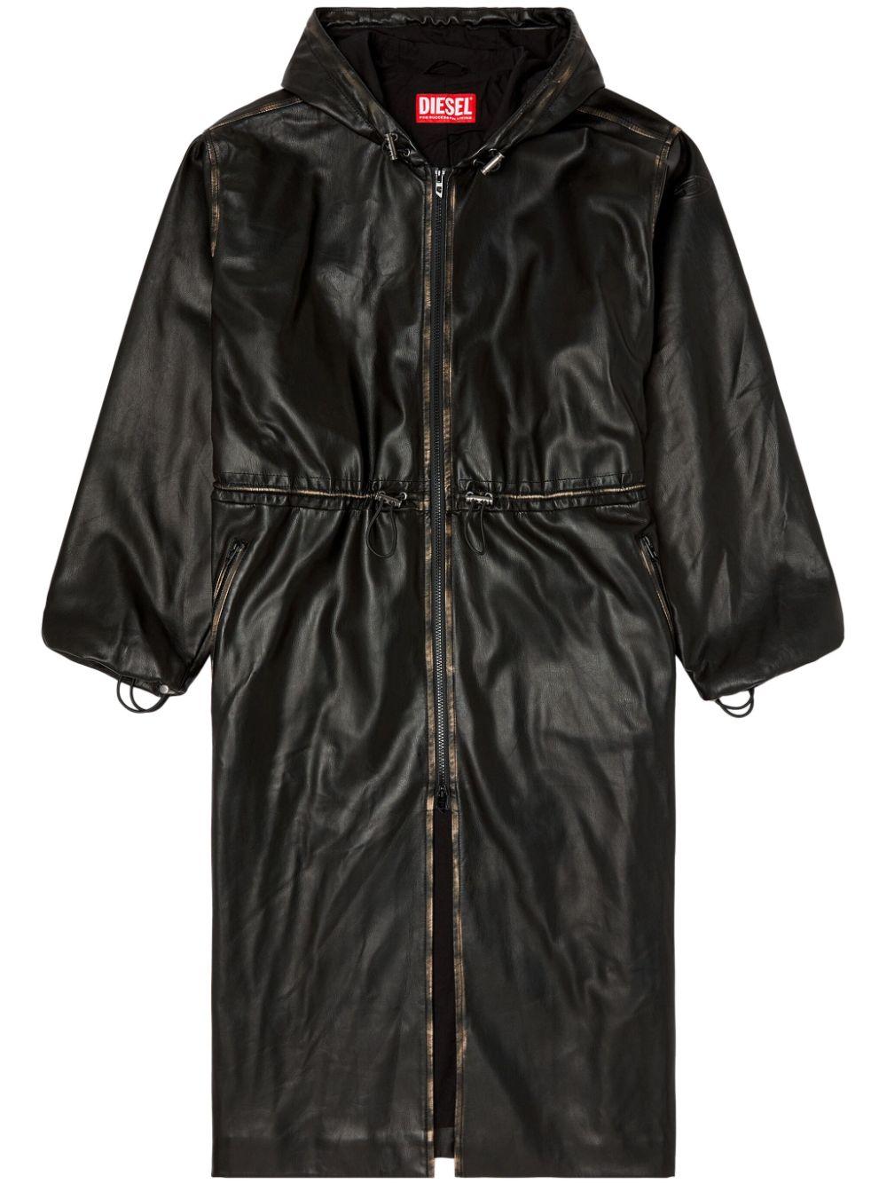 DIESEL G-Lary Coat in Black | Lyst