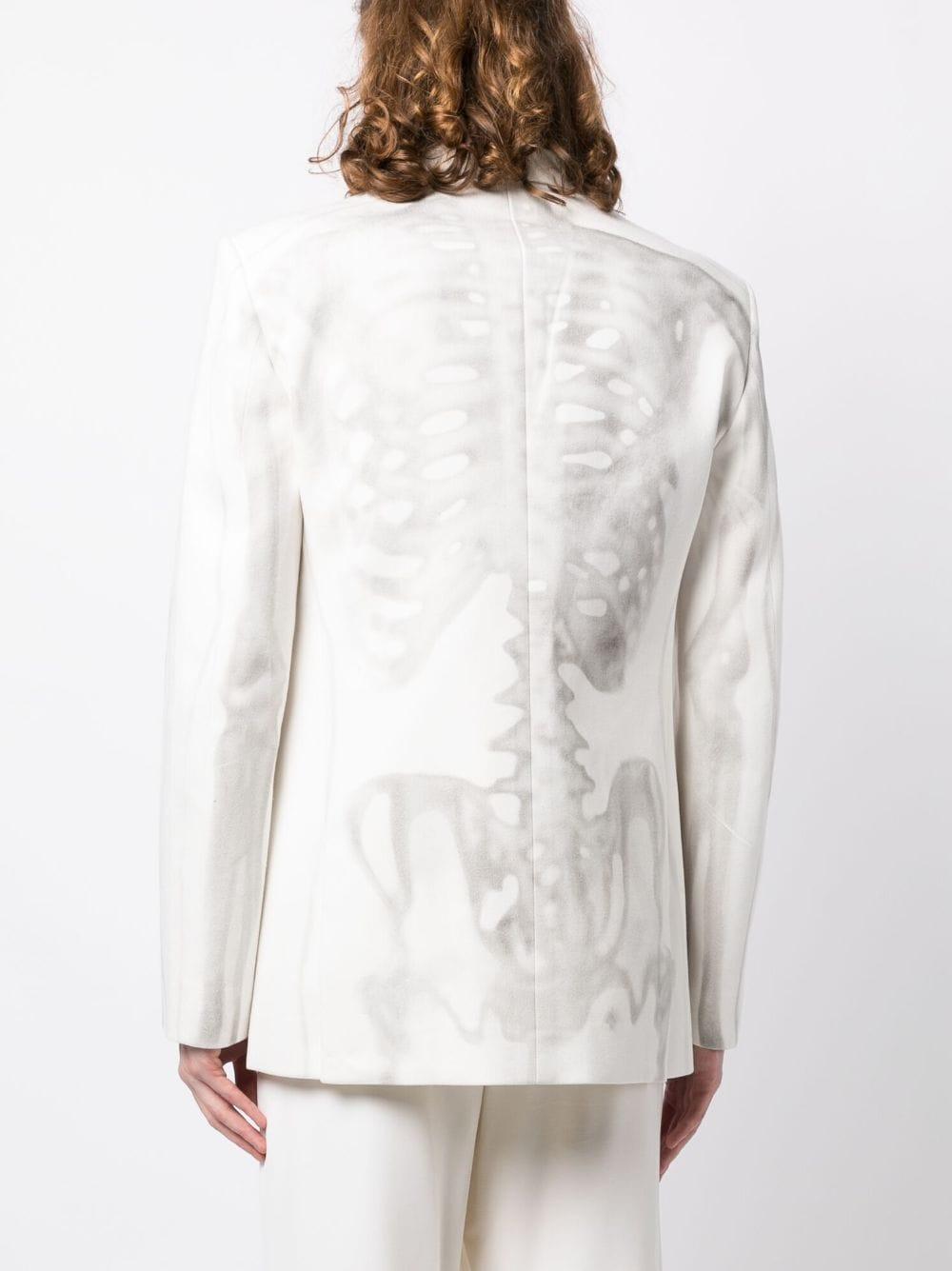 Off-White c/o Virgil Abloh Body Scan Skeleton-print Blazer Off-White c/o Virgil Abloh Body Scan Skeleton-print Blazer