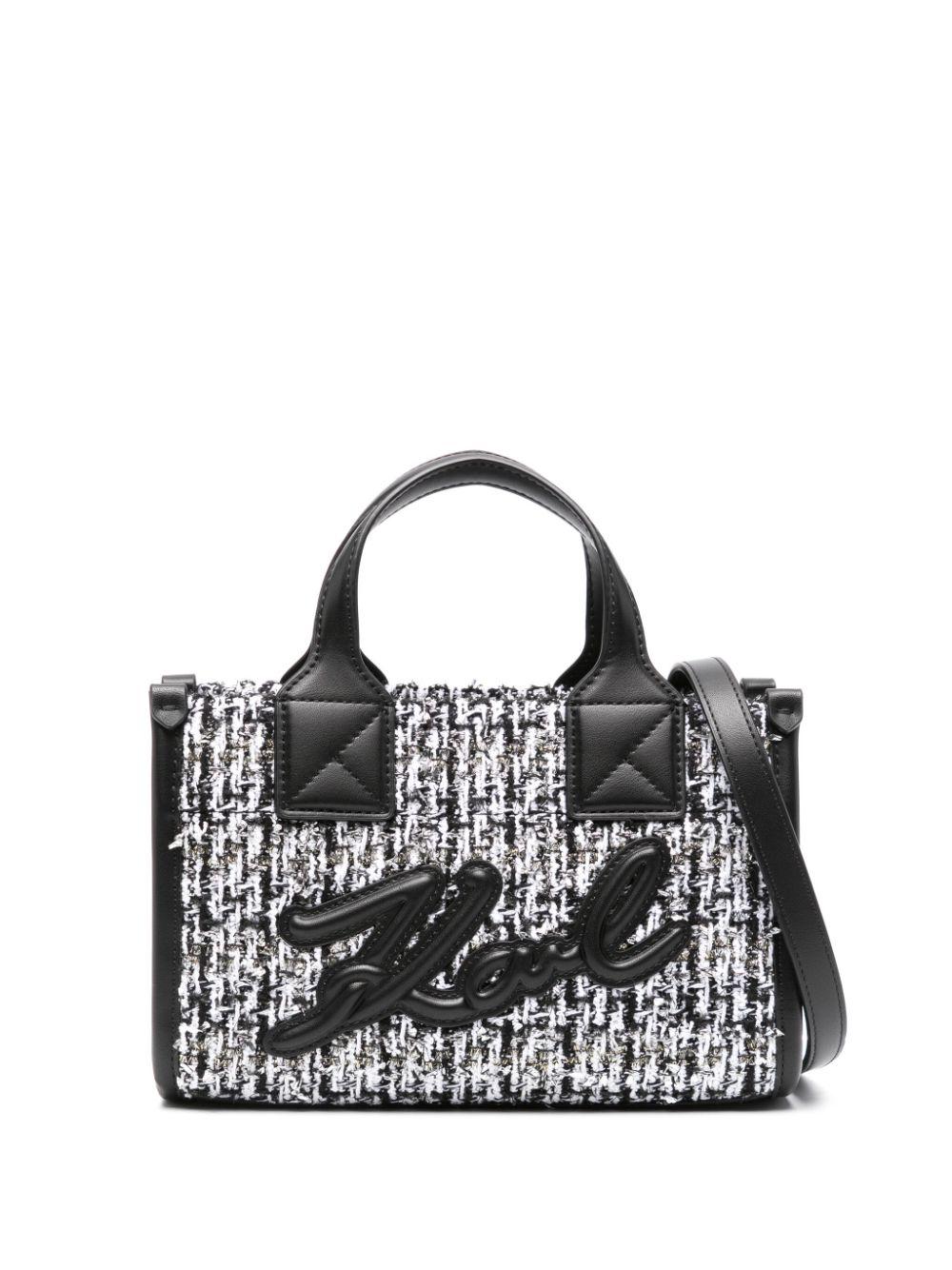 Karl Lagerfeld Small K/Skuare Tote Bag in Black | Lyst UK
