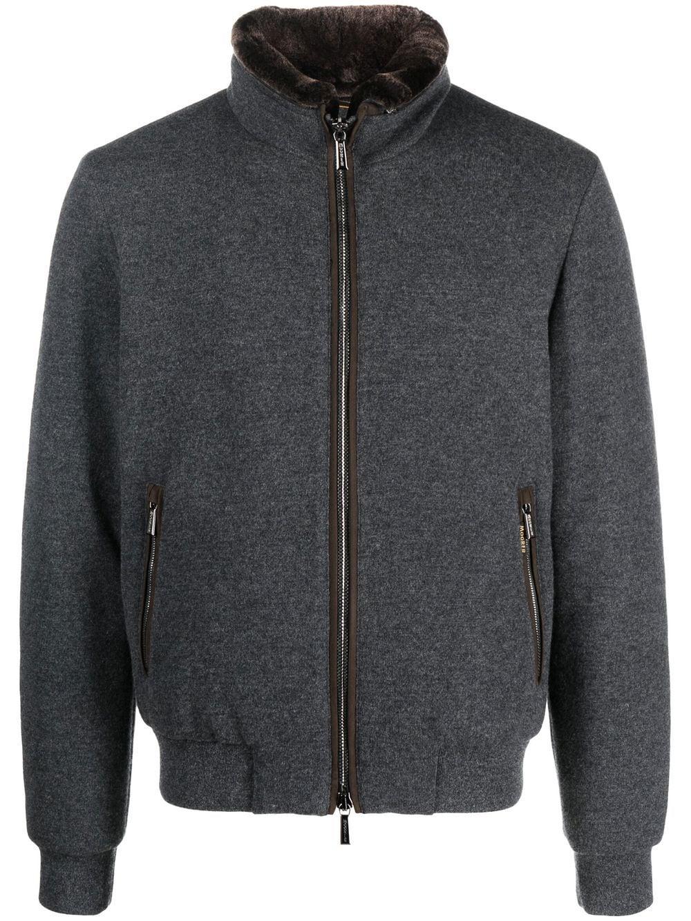 Moorer Quilted Wool-Cashmere Jacket in Gray for Men | Lyst