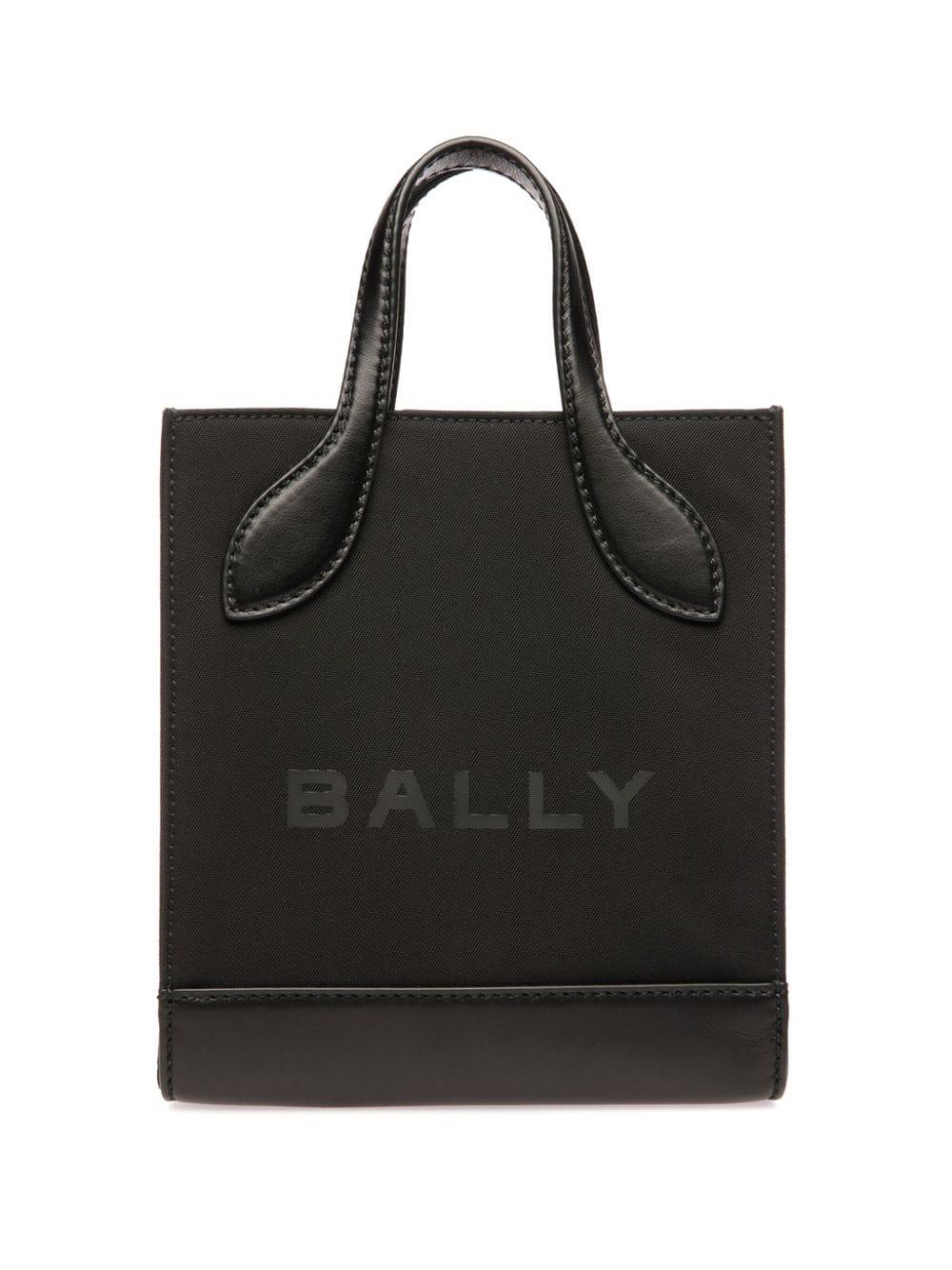 Bally Mini Bar Tote Bag in Black | Lyst