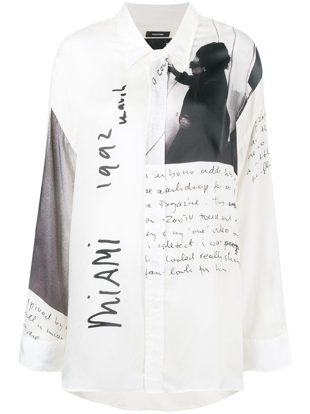 R13 Miami 1992 Shirt in White | Lyst