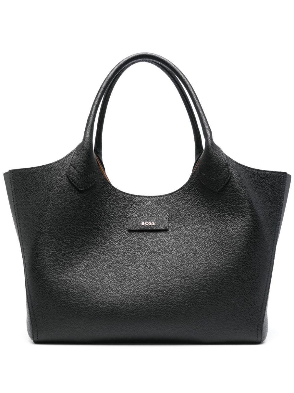 BOSS Lenah Tote Bag in Black | Lyst