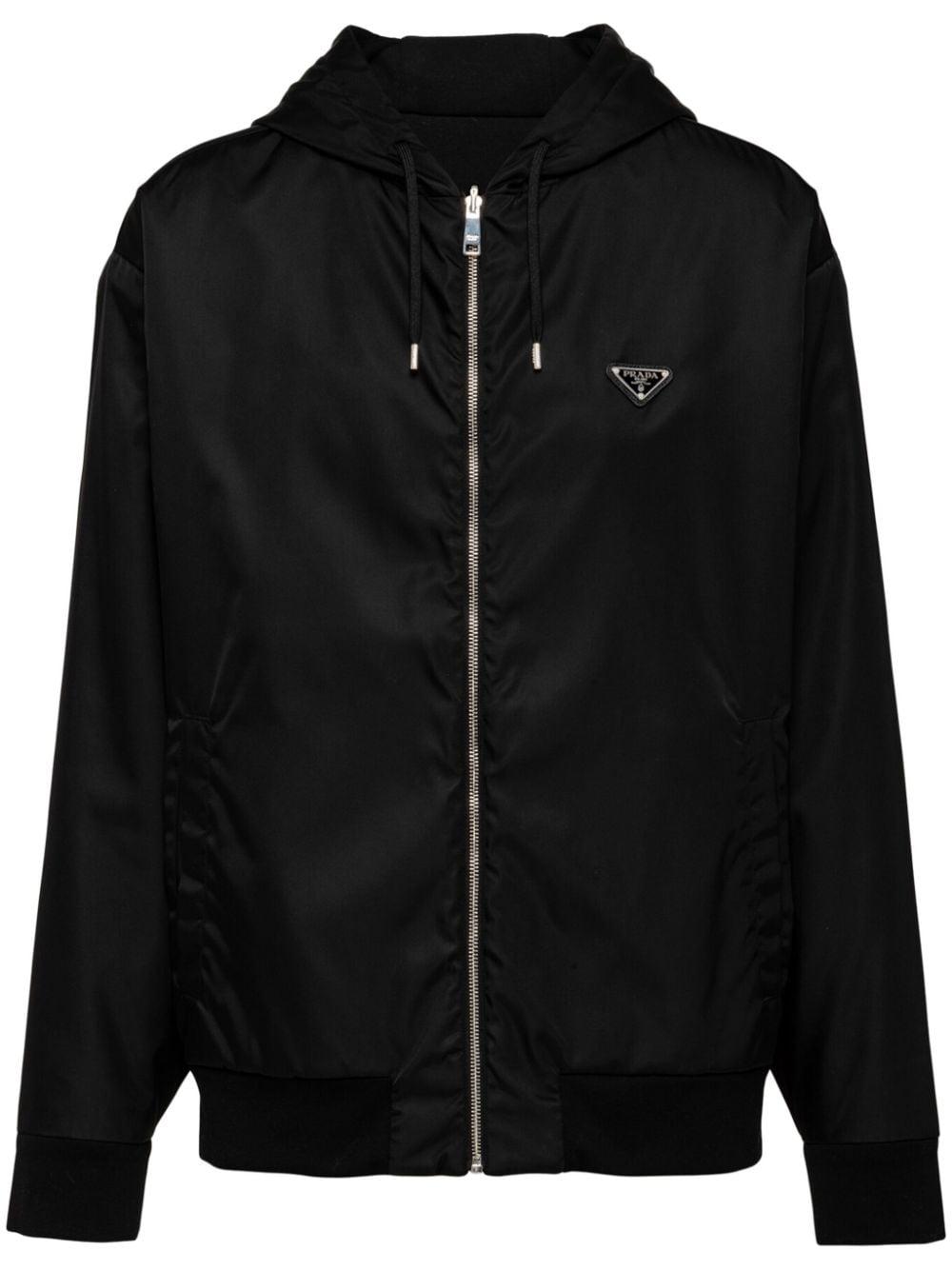 Prada Re-nylon Reversible Jacket in Black for Men | Lyst