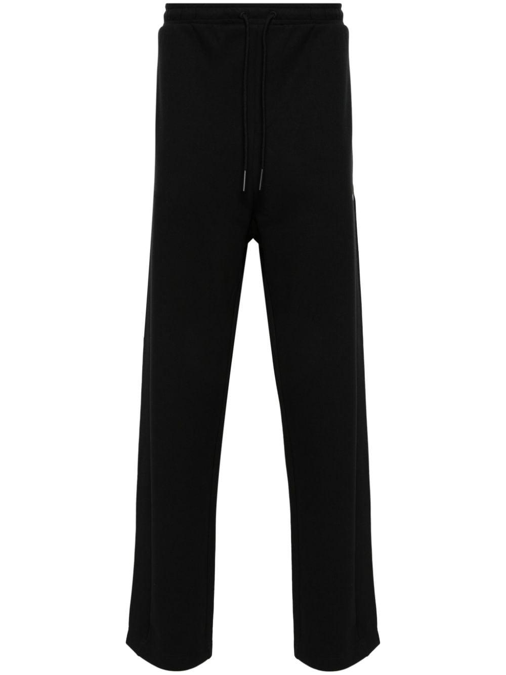 BOSS by HUGO BOSS Logo-lettering Track Pants in Black for Men | Lyst