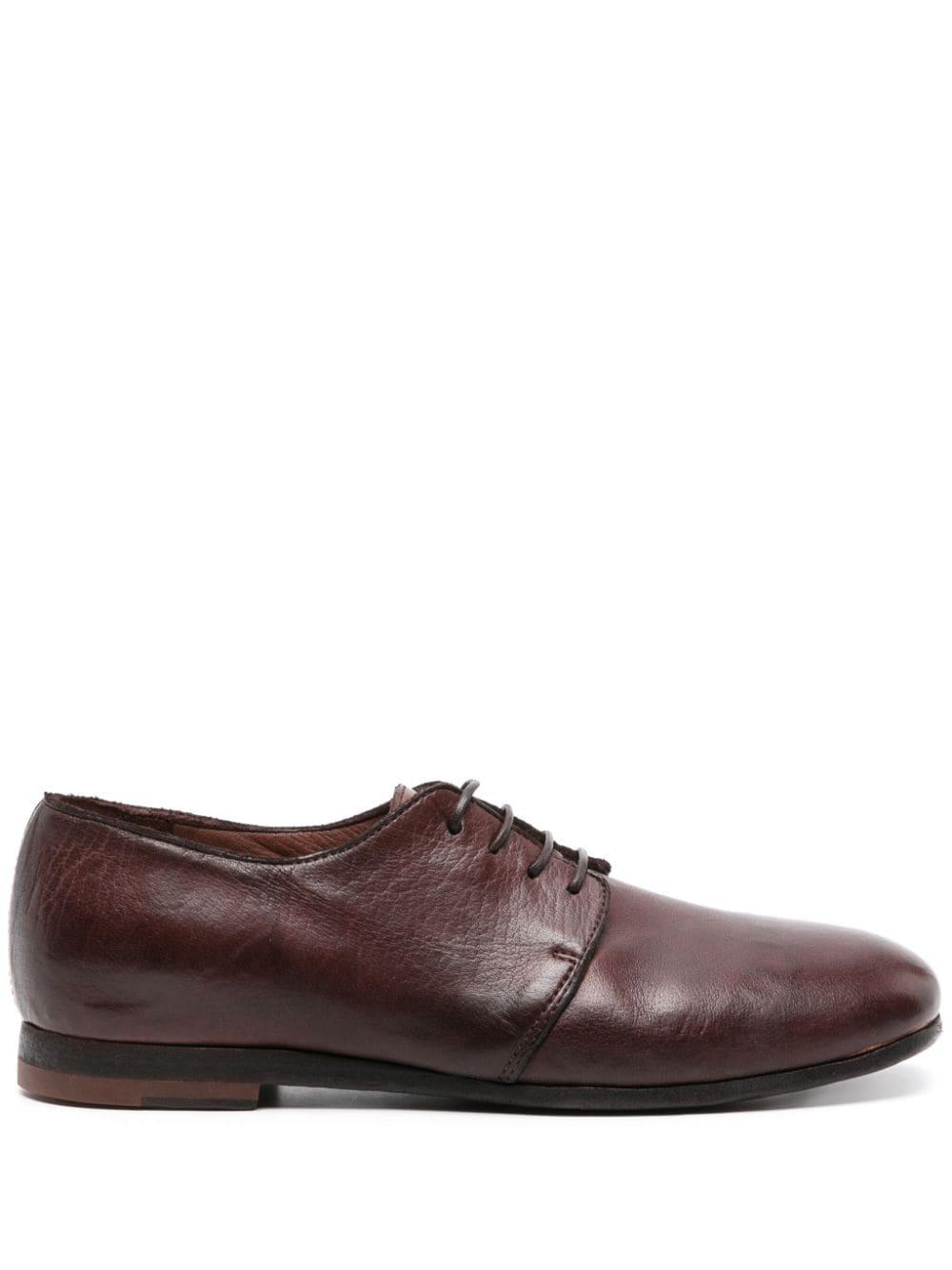Moma Bufalo Leather Oxford Shoes in Brown | Lyst