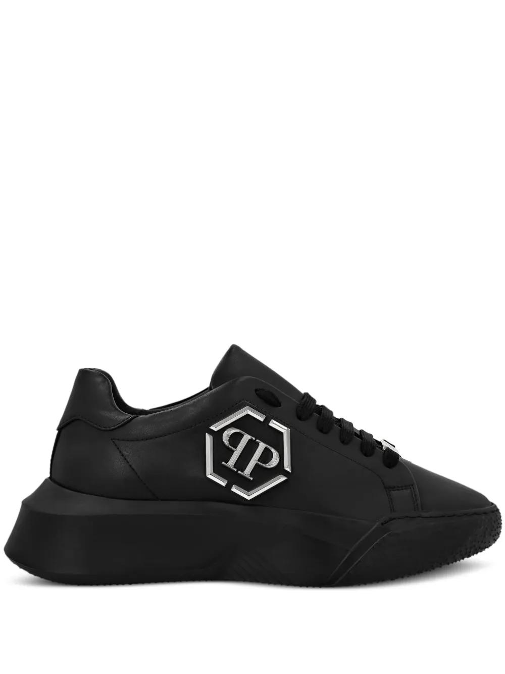 Philipp Plein Godzilla Runner Logo-Plaque Sneakers in Black | Lyst