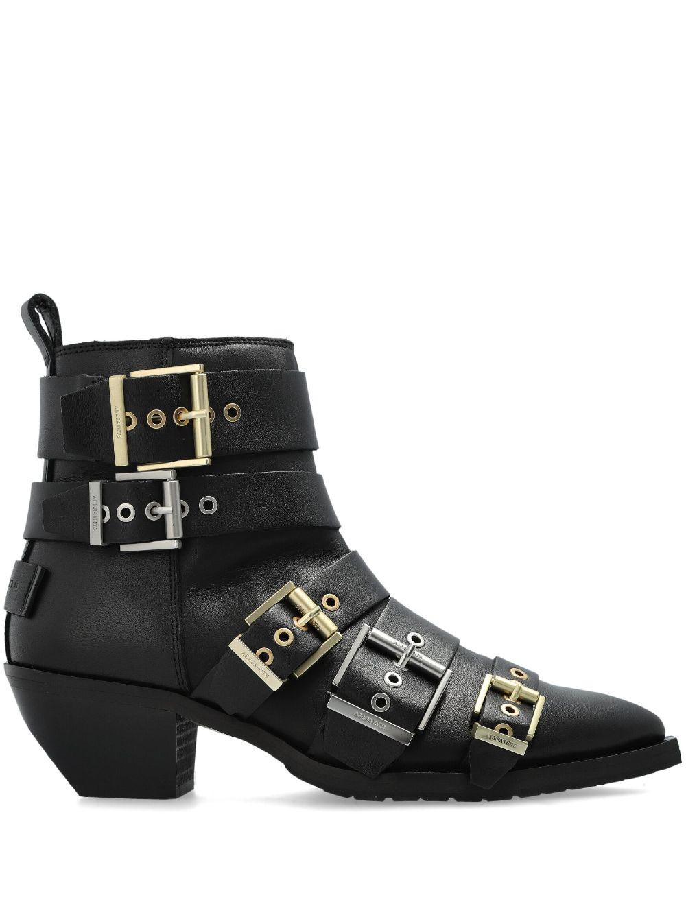 AllSaints Jane Boots in Black | Lyst