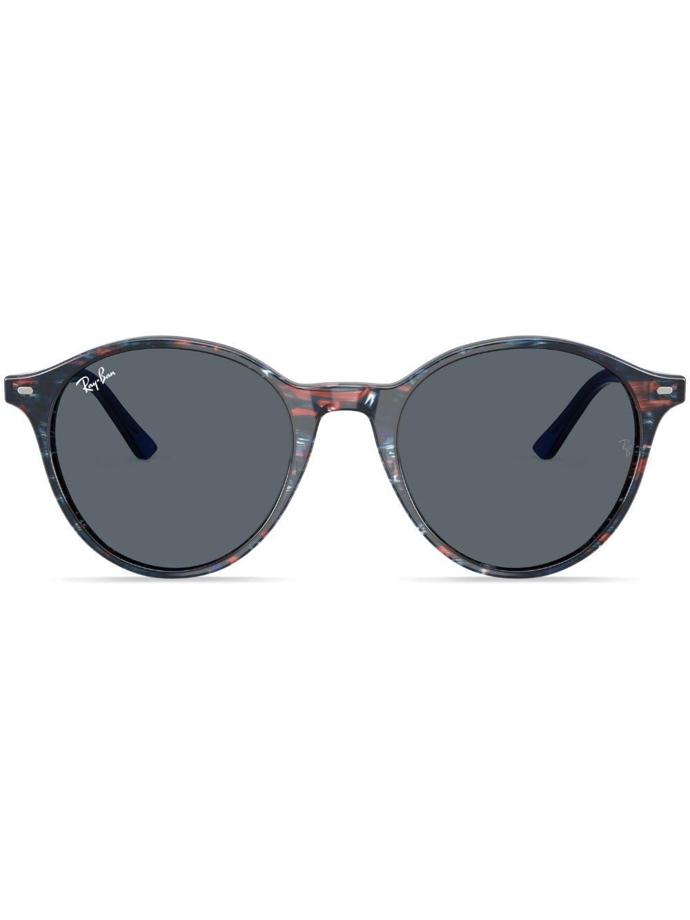 Ray-Ban Rb2230 Bernard Round-Frame Sunglasses in Blue | Lyst