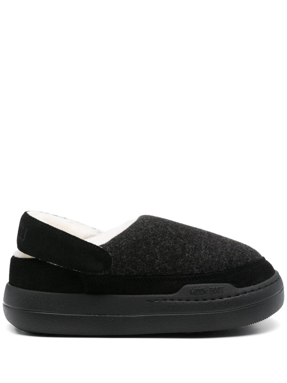 Moon Boot Park Slippers in Black | Lyst