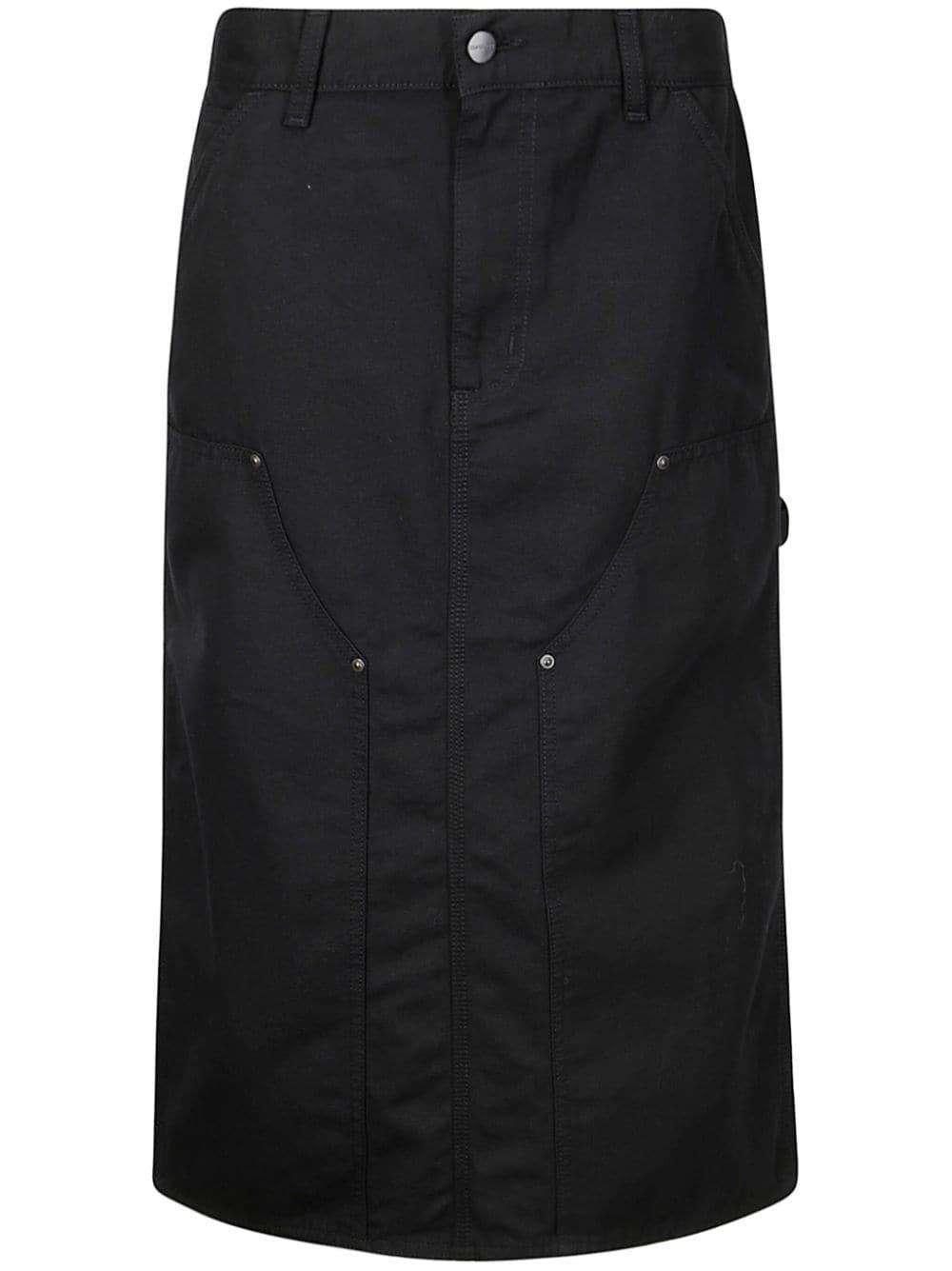 Carhartt Cotton Double Knee Skirt in Black | Lyst
