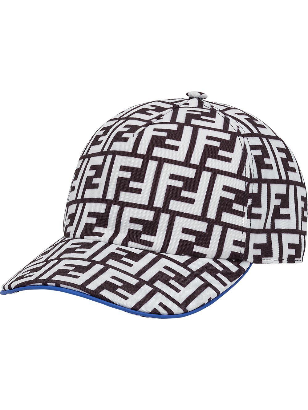 Fendi Synthetic X Joshua Vides Ff Print Baseball Cap in Black for Men ...