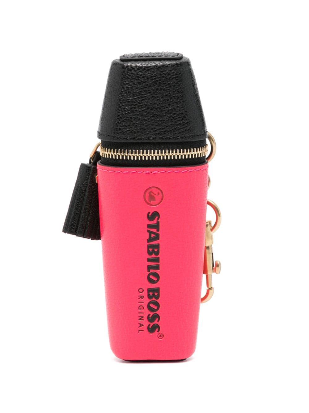 Anya Hindmarch Anya Brands Stabilo Boss Coin Purse in Pink | Lyst UK