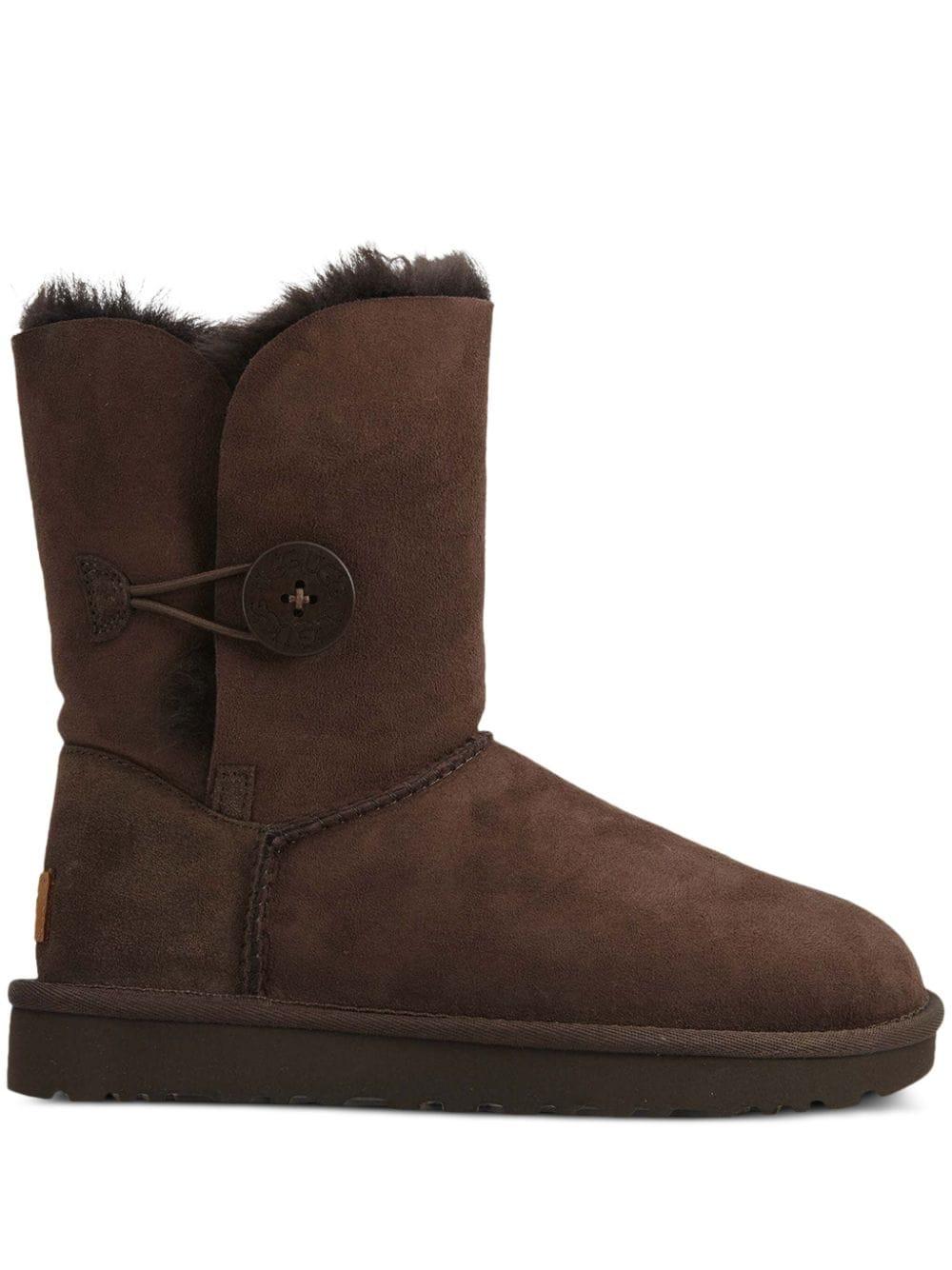 UGG Bailey Bow Ii "Chocolate" Boots in Brown | Lyst
