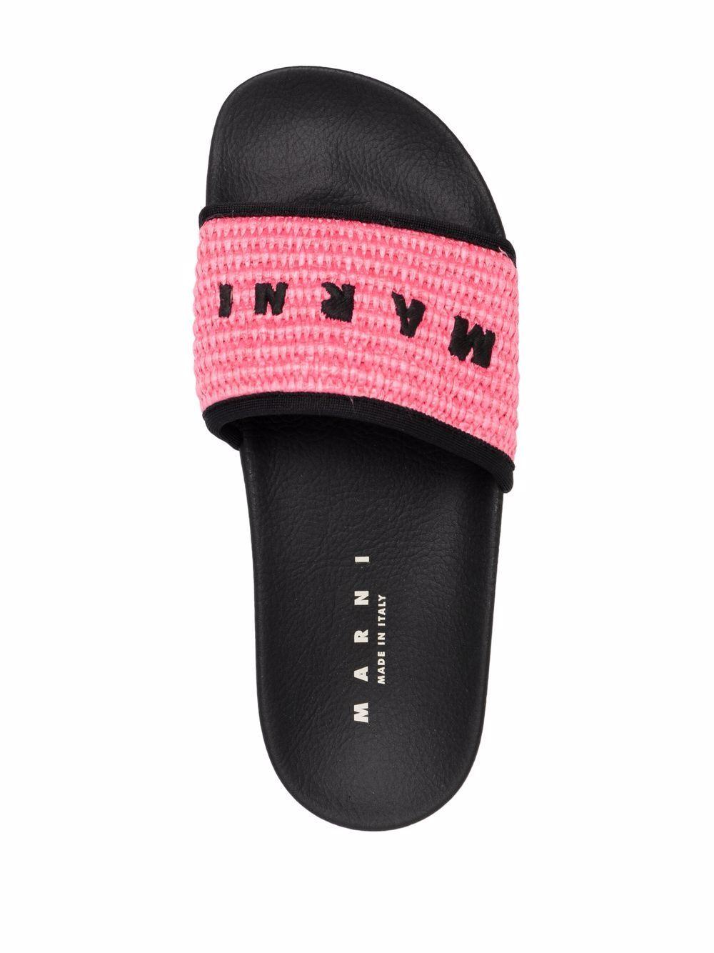 Marni Slides Pink Cheap Sale | cpshouston.net