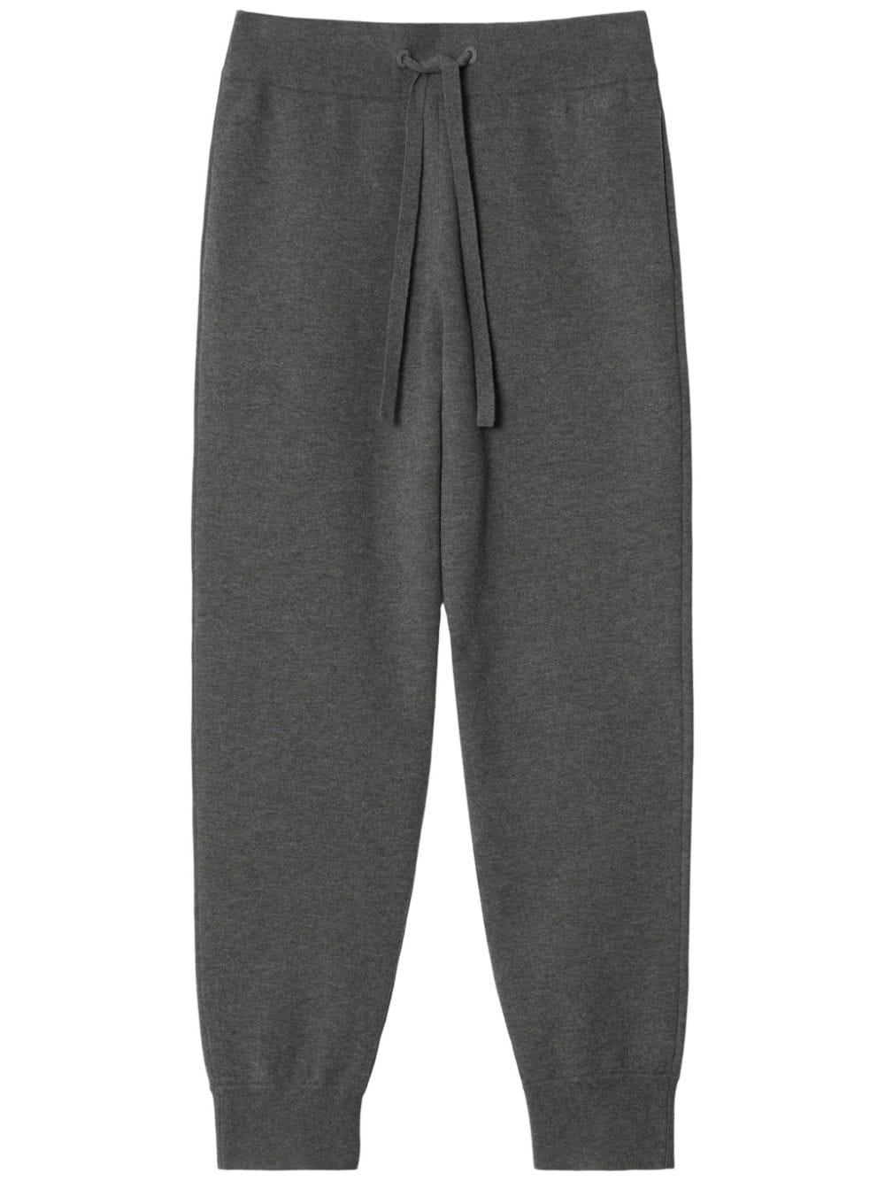 Burberry Drawstring-fastening Track Pants in Gray | Lyst