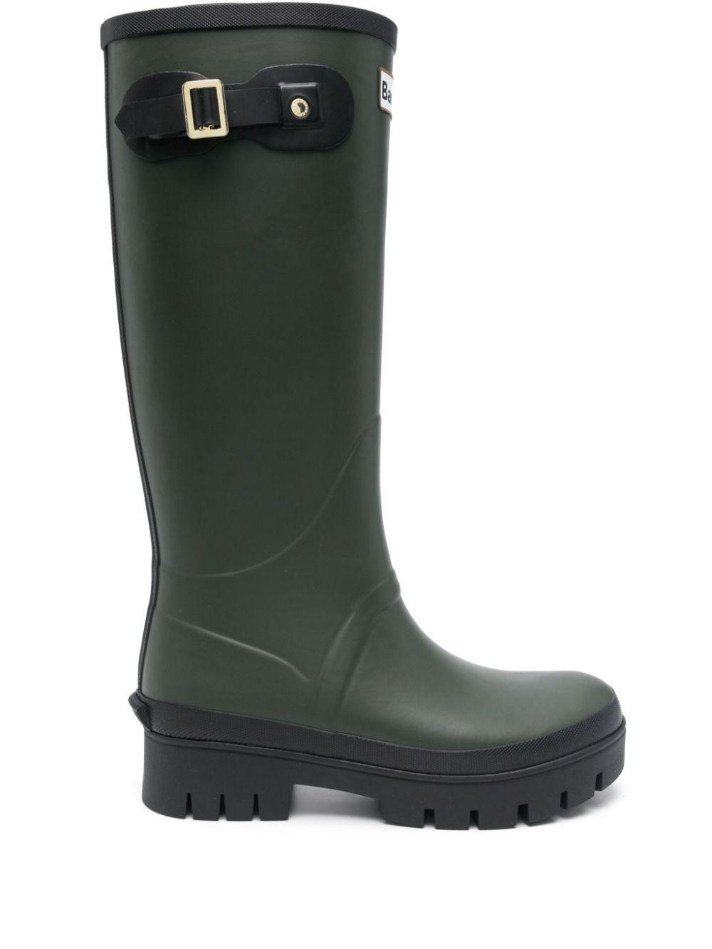 Barbour Snowdon Wellington Boots in Green | Lyst