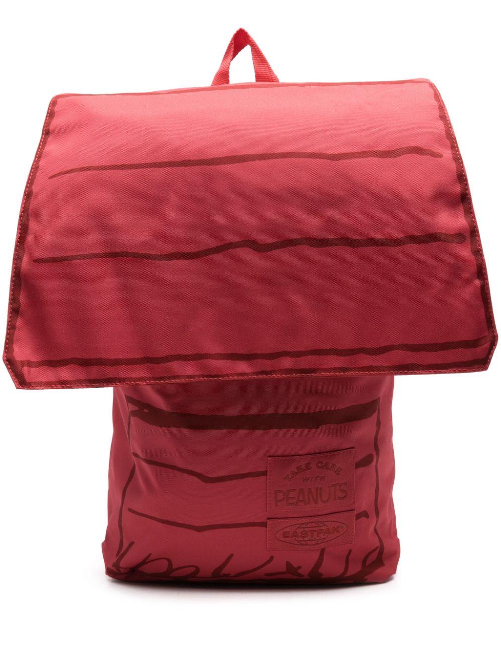 Eastpak X Peanuts Printed Backpack in Red | Lyst UK