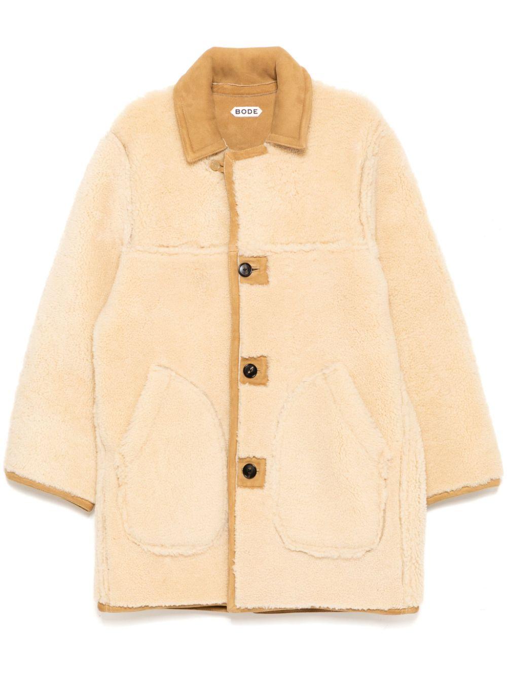 Bode Ranch Coat in Natural for Men | Lyst