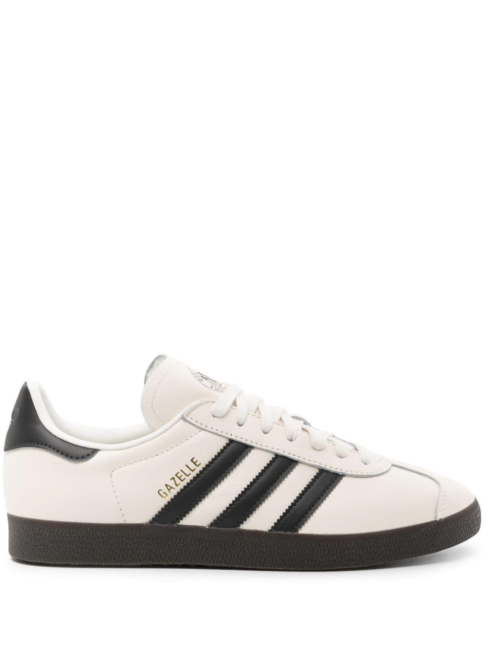 adidas Gazelle Leather Sneakers in White for Men | Lyst