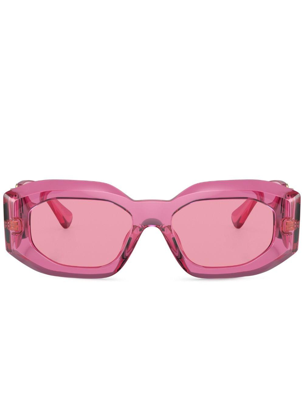 Versace Transparent Sunglasses in Pink for Men | Lyst