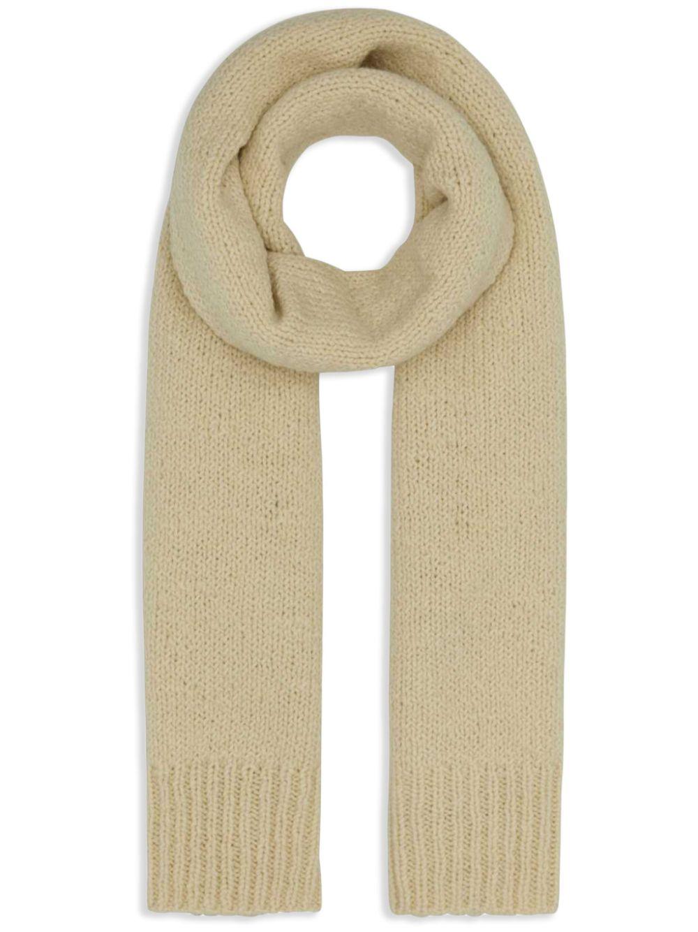 Jacquemus メンズ ブラック L'echarpe Rond Carré ウール Jacquemus メンズ ブラック L'echarpe Rond Carré ウール