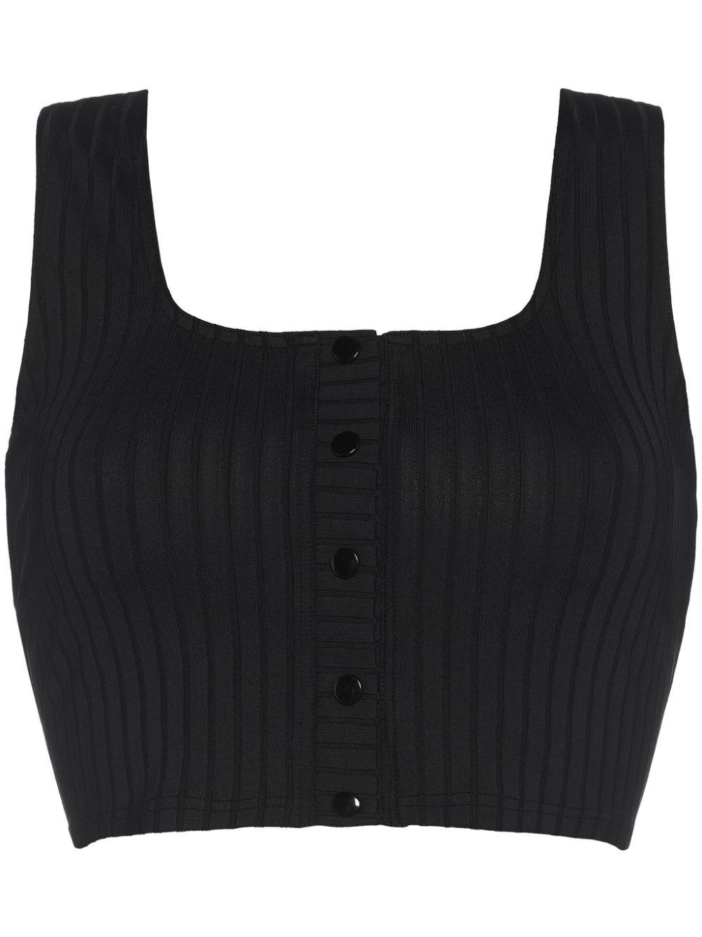 Eres Amazonia Crop Top in Black | Lyst