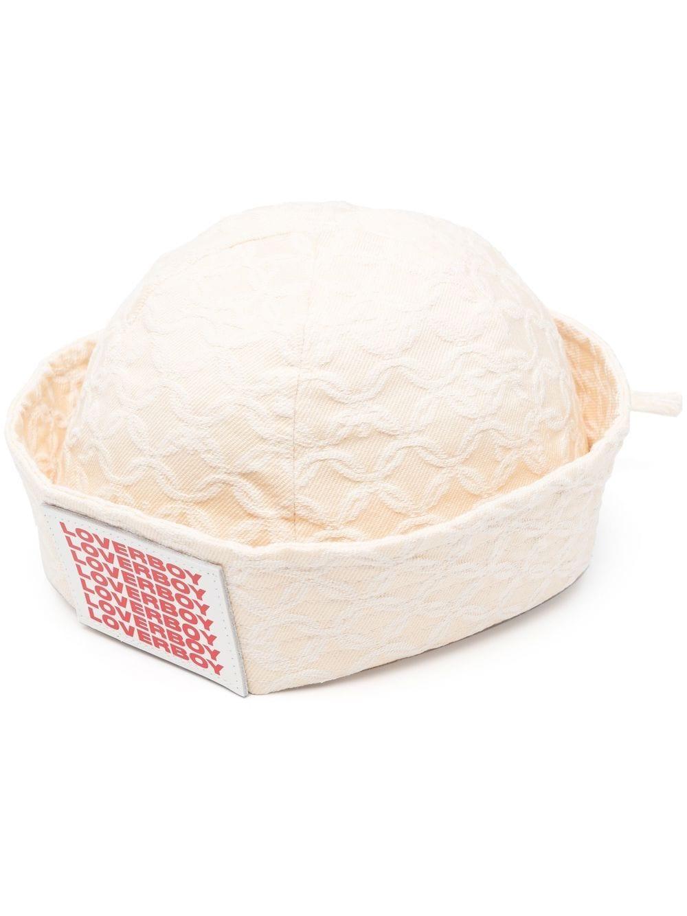 Charles Jeffrey Laced-Up Loverboy Sailor Hat in Natural | Lyst