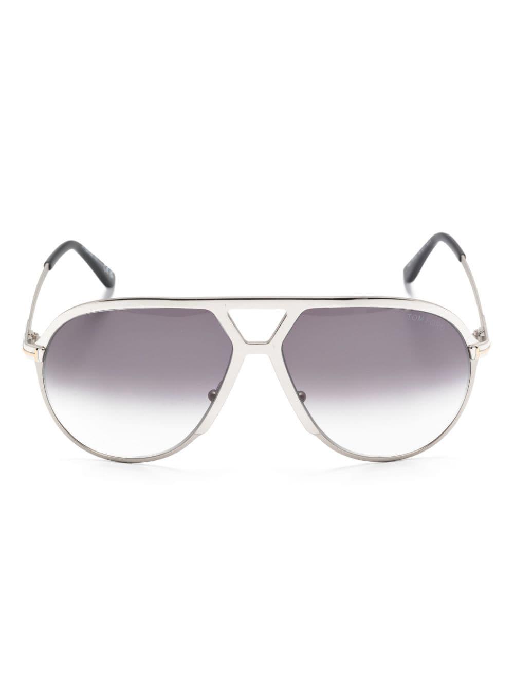 Tom Ford Xavier Sunglasses in Metallic for Men | Lyst UK