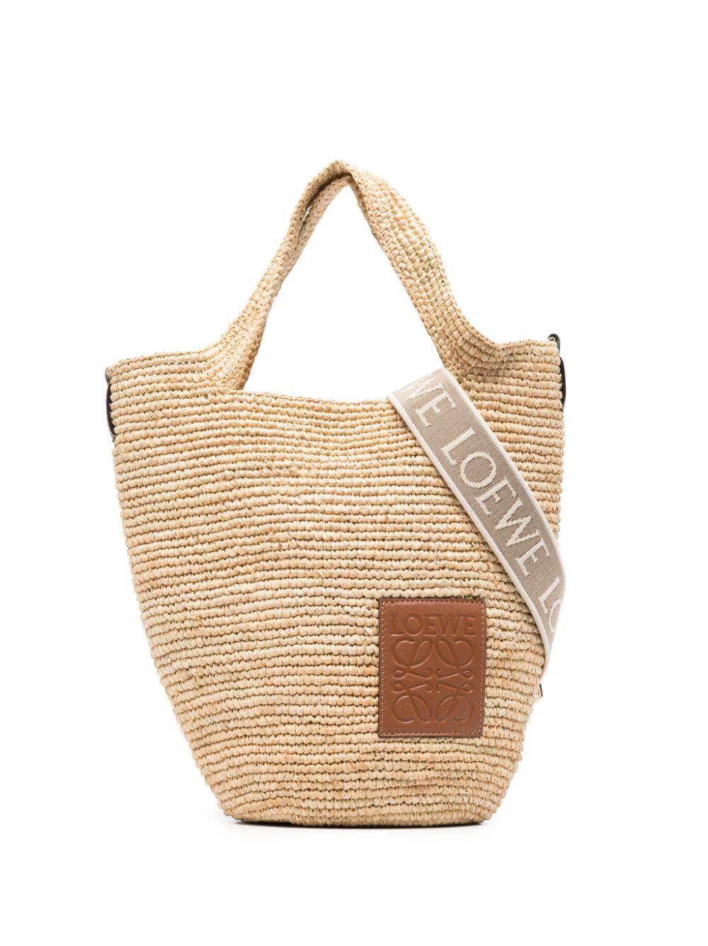 Loewe Woven Tote Bag in Natural | Lyst