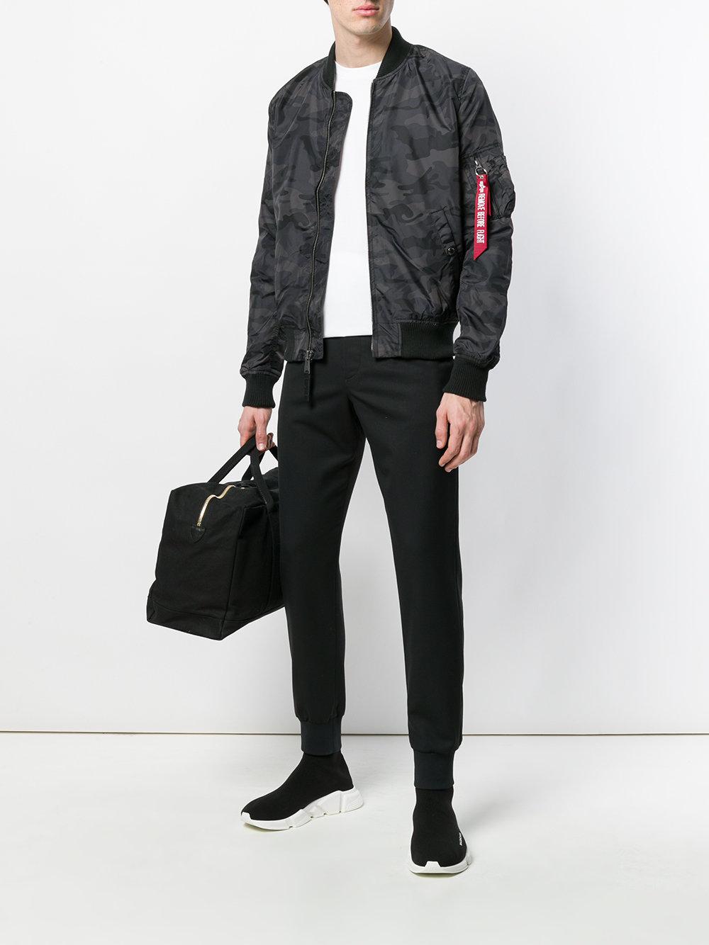 Alpha Industries Remove Before Flight Jacket in Black - Lyst