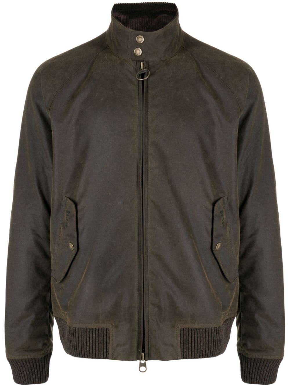 Barbour X Baracuta Yale Wax Jacket in Black for Men | Lyst UK