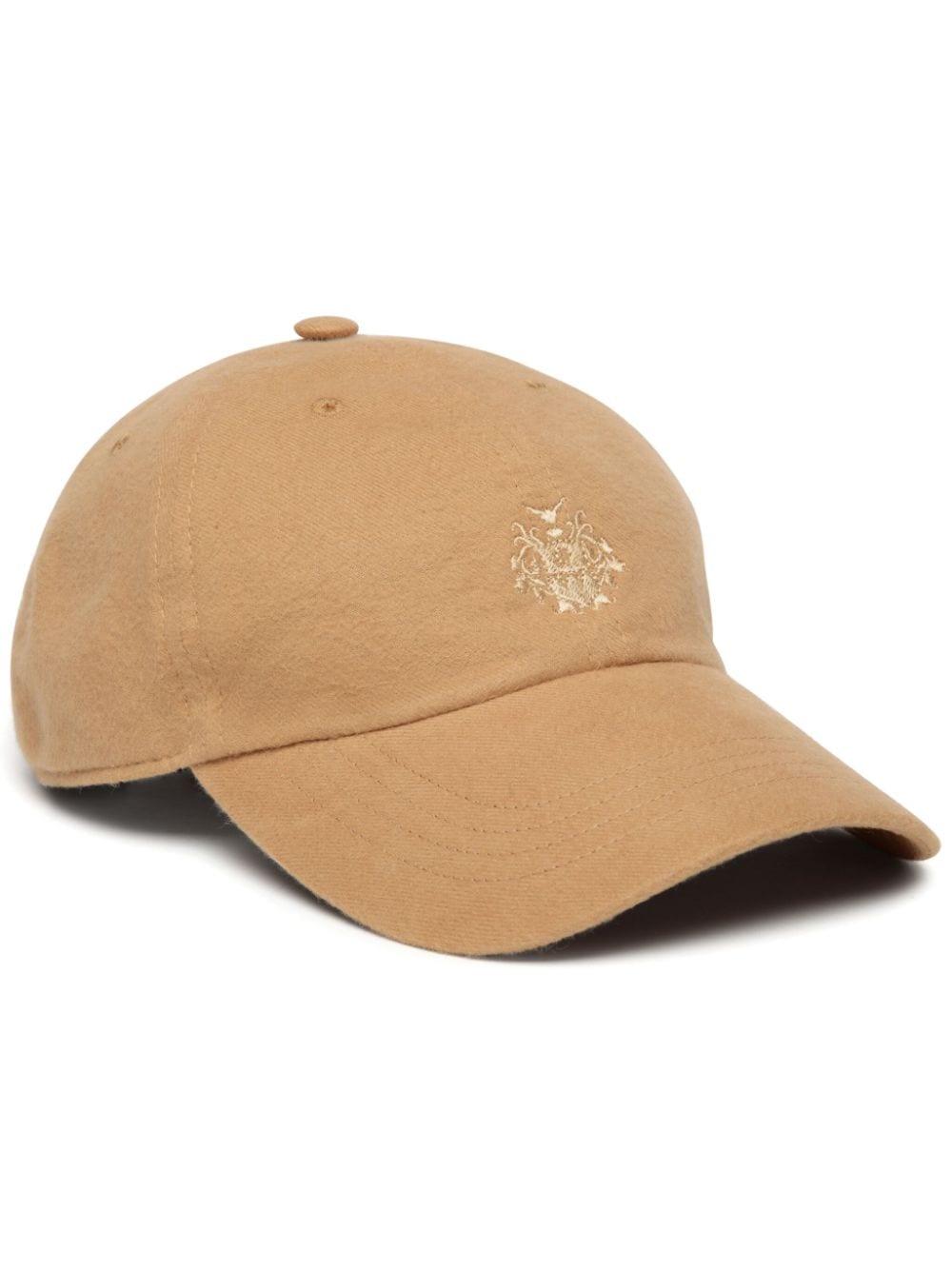 Bally Logo-Embroidered Cap in Natural | Lyst UK